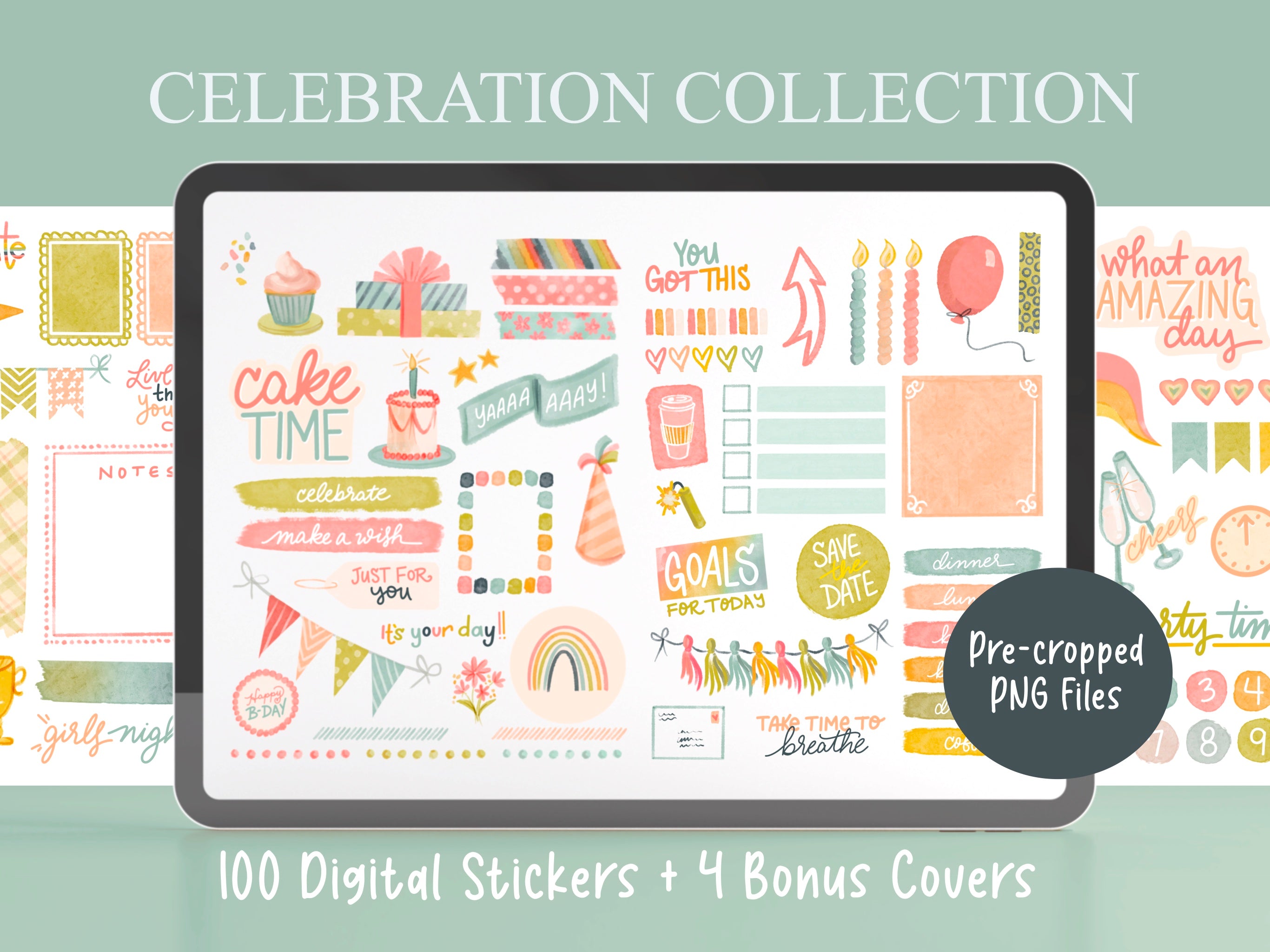Celebration Planner Stickers *DIGITAL DOWNLOAD* – House Fenway