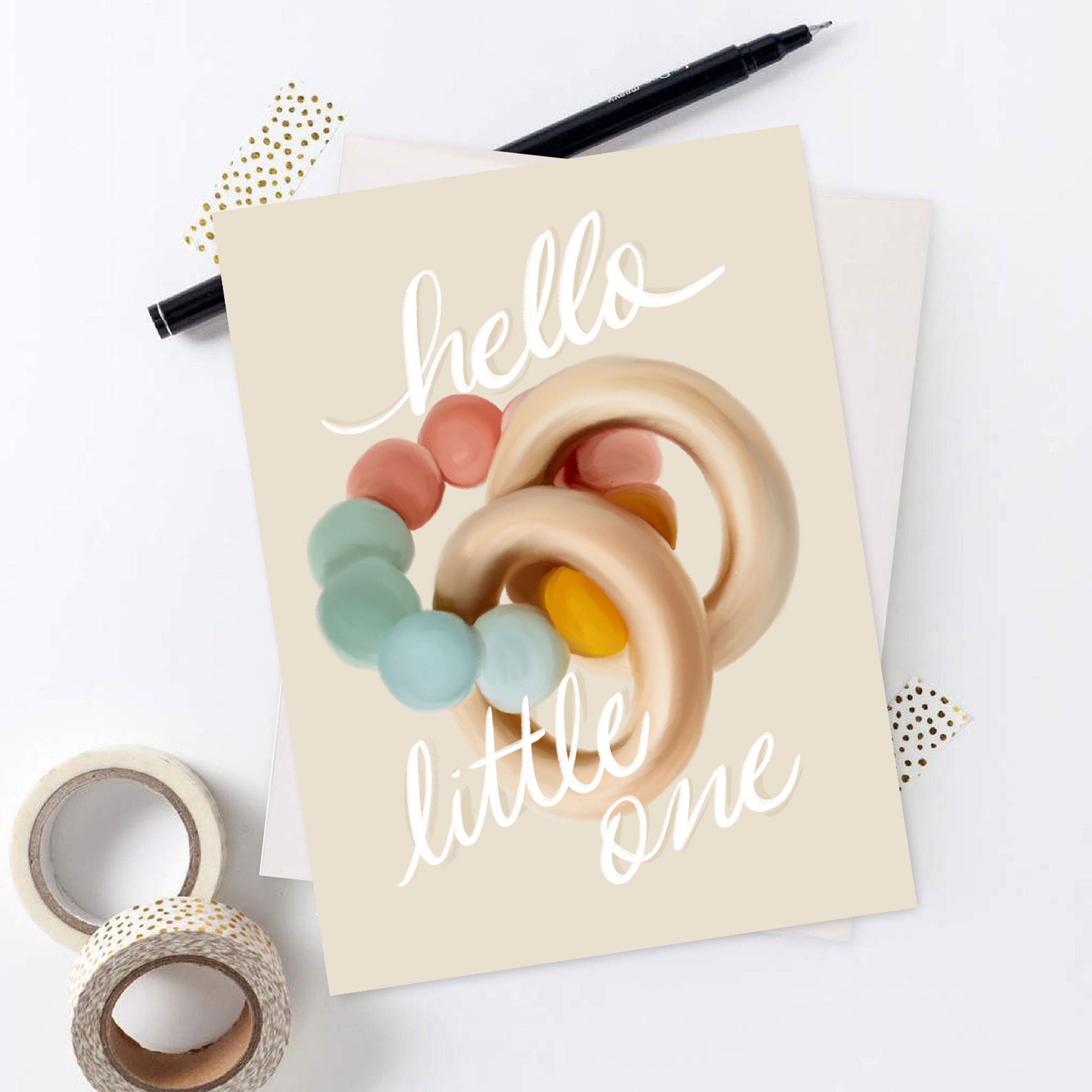 "Hello Little One" Card – House Fenway