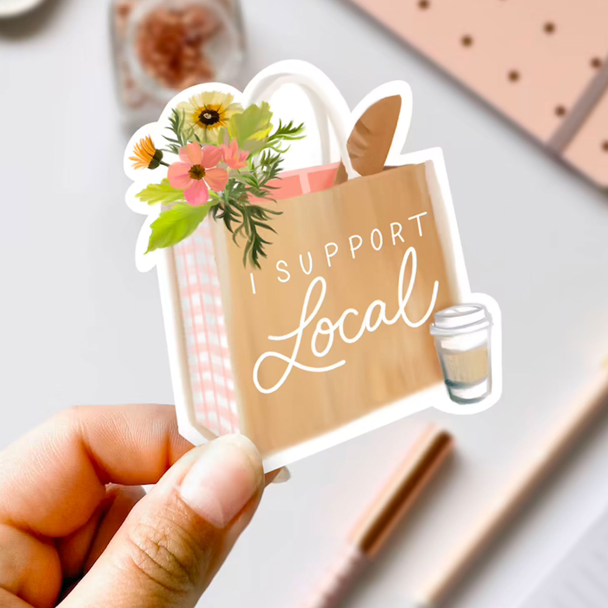 I Support Local Sticker – House Fenway