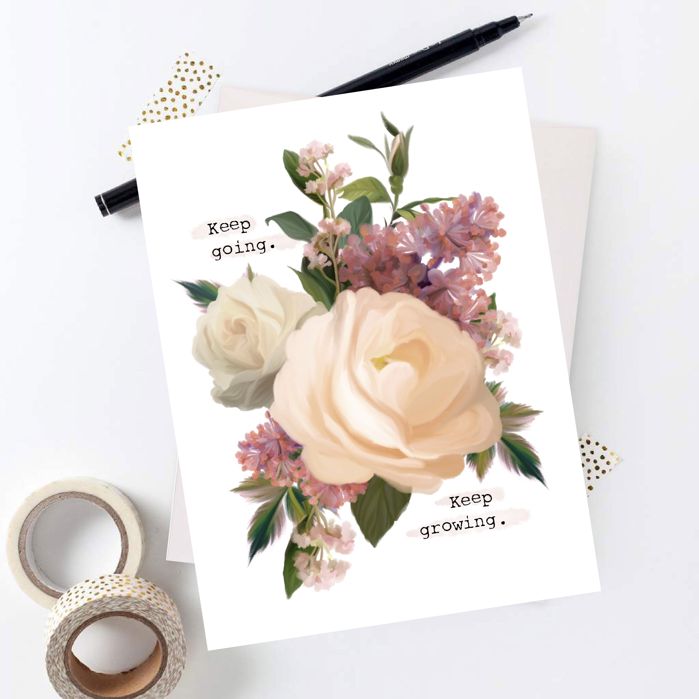 Keep Going. Keep Growing Card – House Fenway